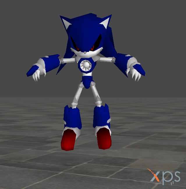 Mecha Sonic XPS DL by HybridXero99 on DeviantArt
