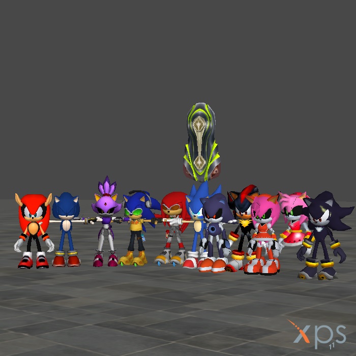 [XPS] Sonic Model Megapack 1 by HybridXero99 on DeviantArt