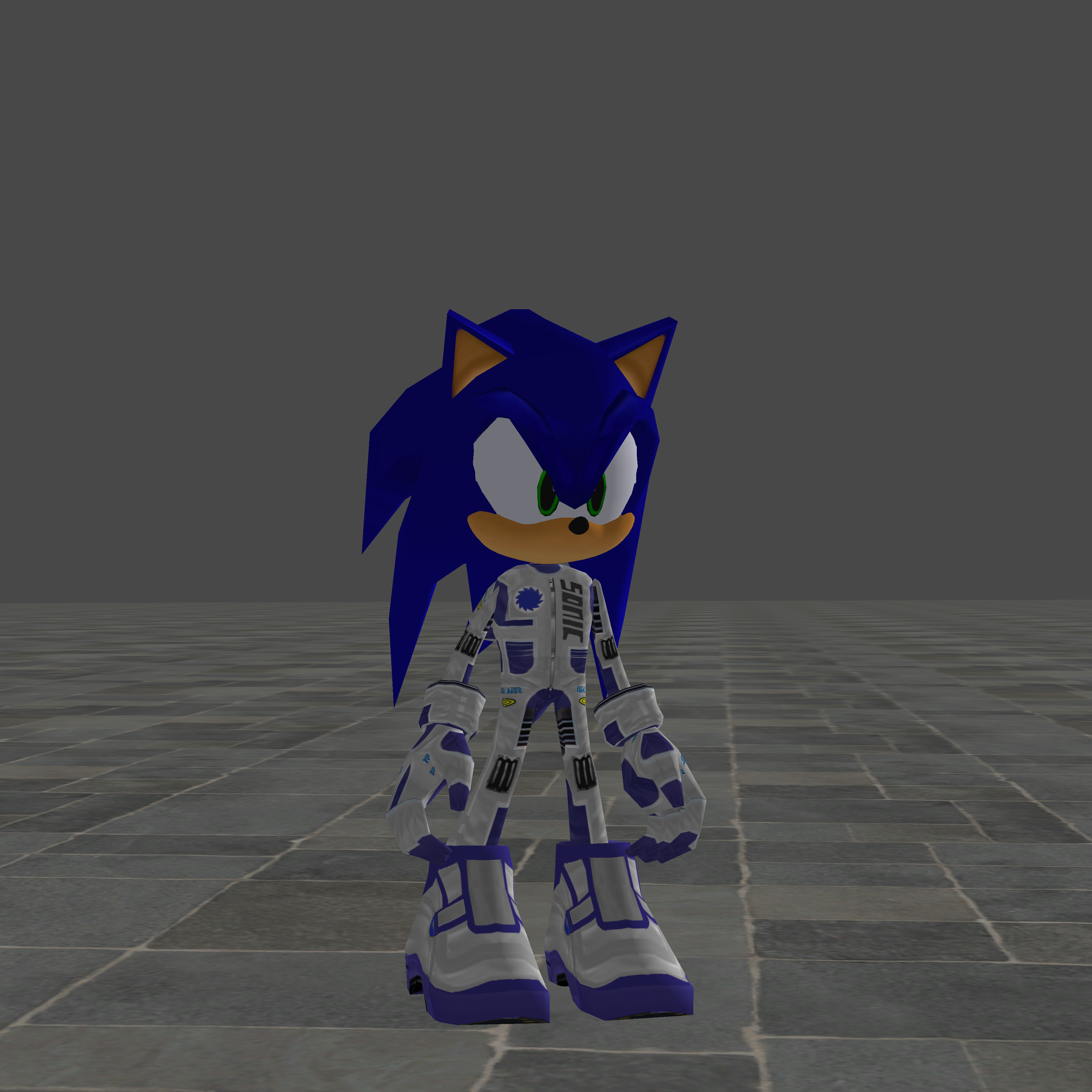 Sonic Alt Racesuit XPS DL (SA2) by HybridXero99 on DeviantArt