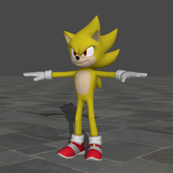 Movie Super Sonic XPS DL by HybridXero99 on DeviantArt