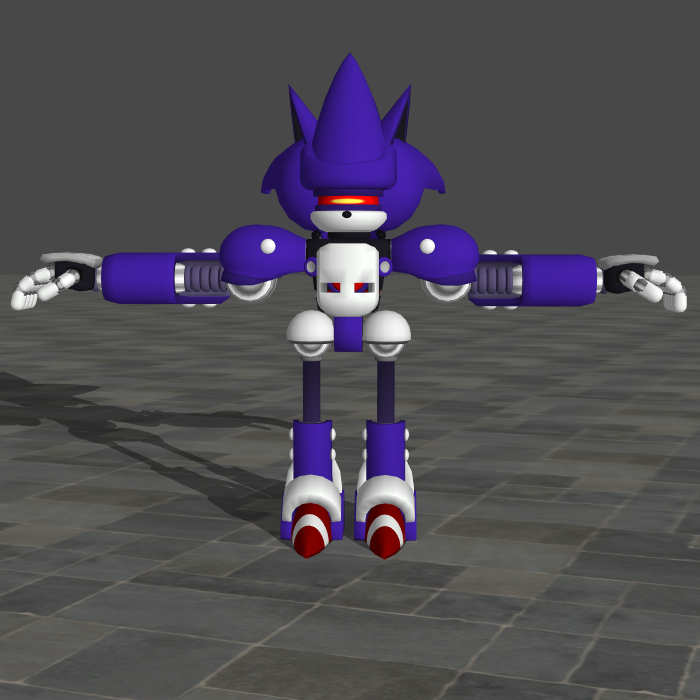 Mecha Sonic XPS DL by HybridXero99 on DeviantArt