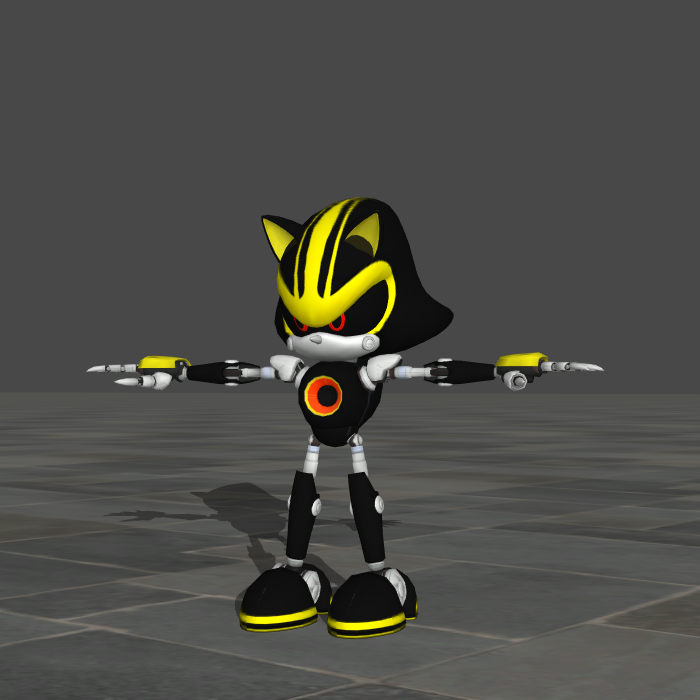 Metal Sonic MK3 XPS DL by HybridXero99 on DeviantArt