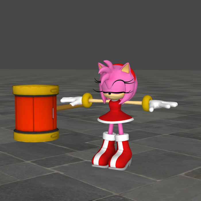 Amy Rose XPS DL by HybridXero99 on DeviantArt