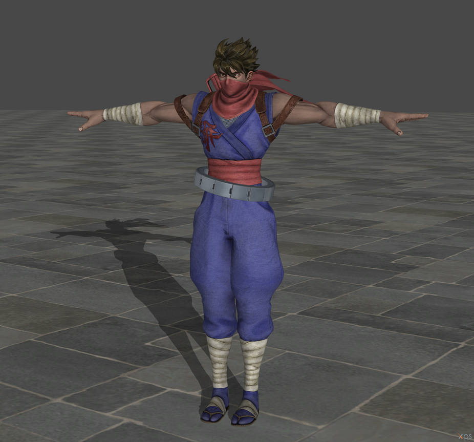 MVC I - Strider Hiryu REUPLOAD by HybridXero99 on DeviantArt