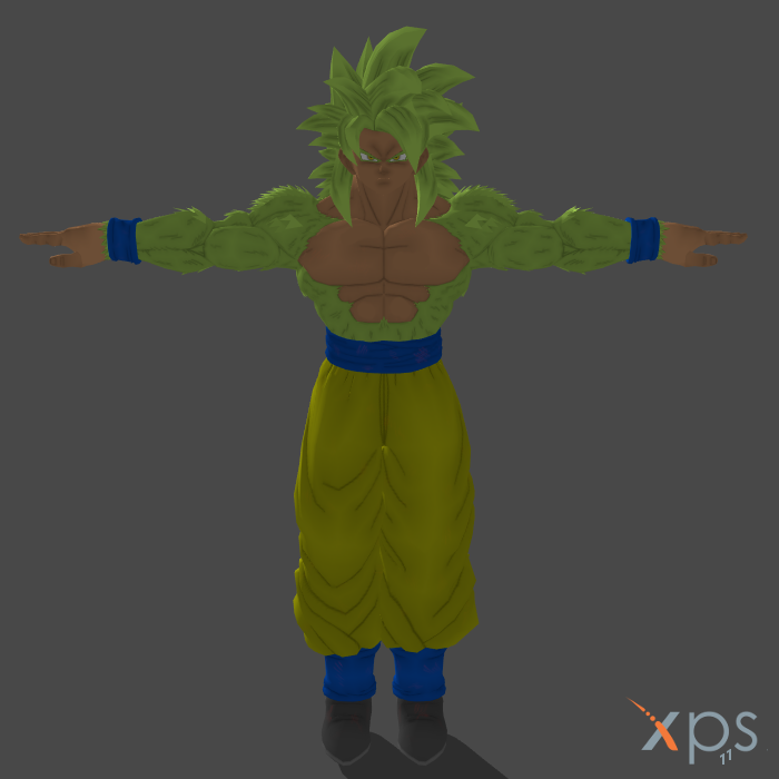 LSSJ4 Goku XPS DL by HybridXero99 on DeviantArt