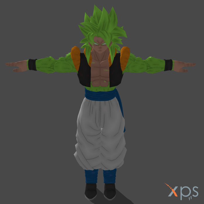 LSSJ4 Gogeta XPS DL by HybridXero99 on DeviantArt