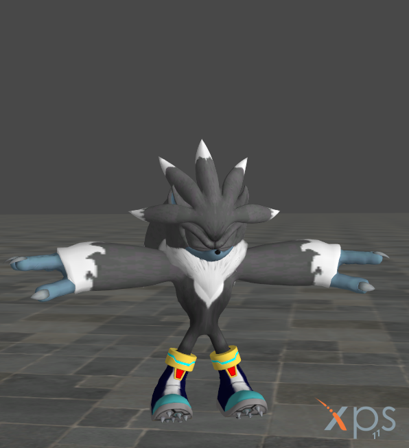 Werehog Silver XPS DL by HybridXero99 on DeviantArt