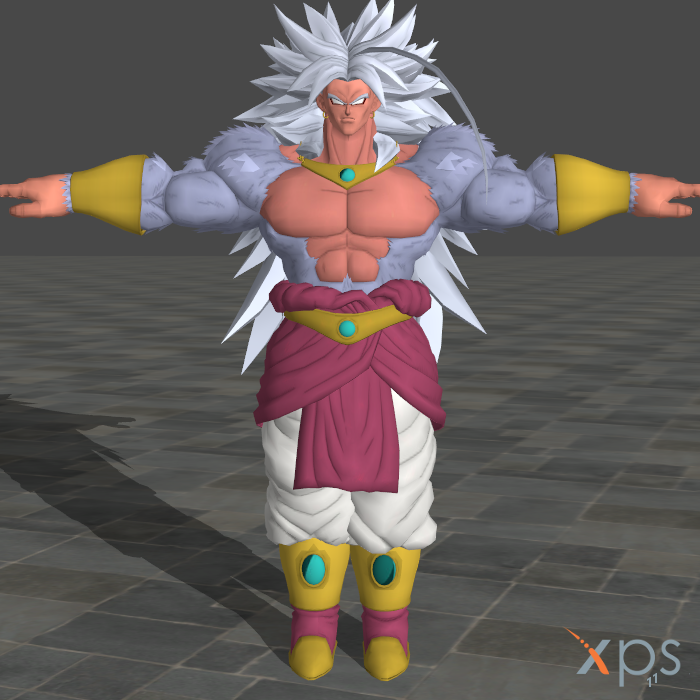 SSJ5 Broly XPS DL by HybridXero99 on DeviantArt