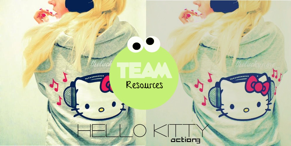 Hello Kitty Action by TeamResources on DeviantArt