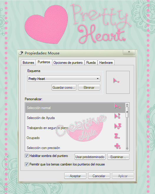 Cursor Pretty Heart. by CreatiiveStyle on DeviantArt