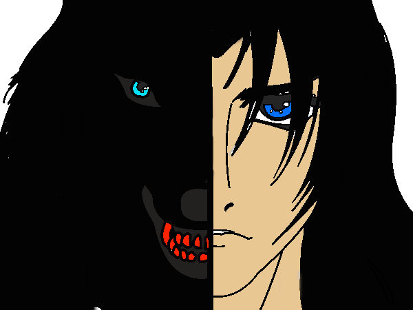 Shadow the wolf, human chase by werewolftg on DeviantArt