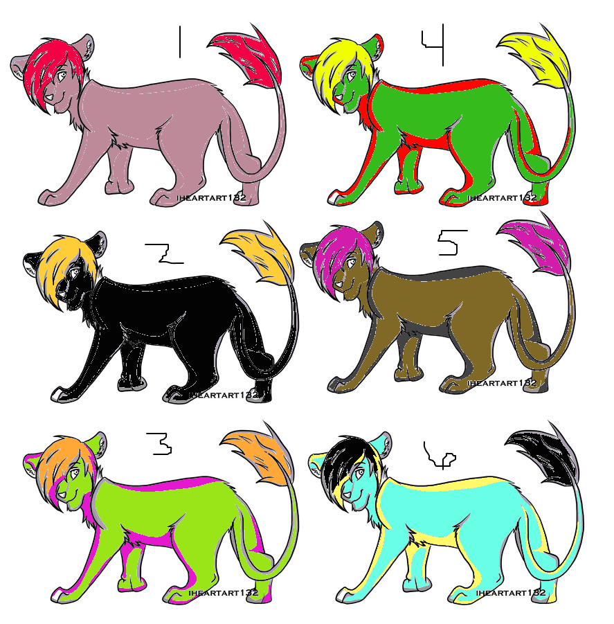 Godess lioness adopt-ten points by werewolftg on DeviantArt