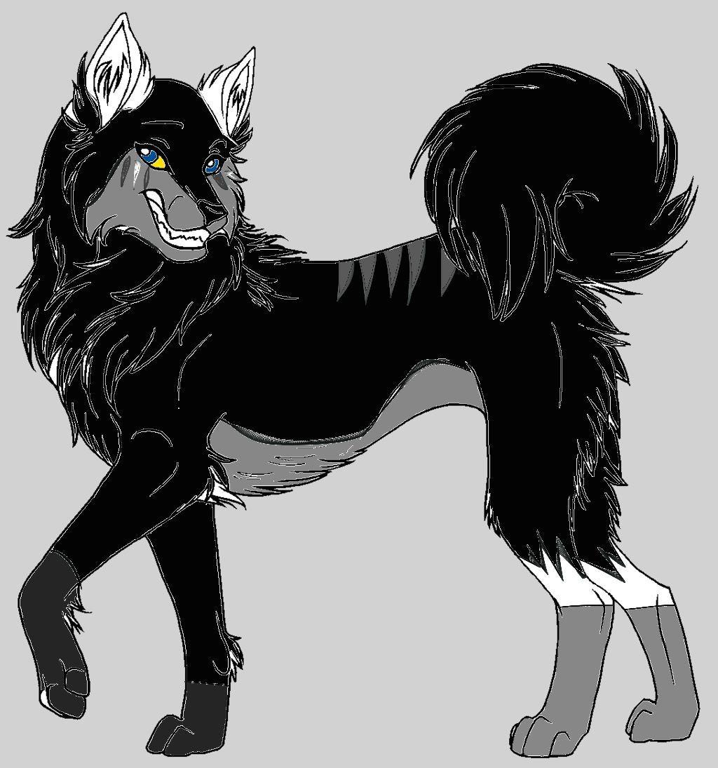 New Wolf OC (Omega) by werewolftg on DeviantArt