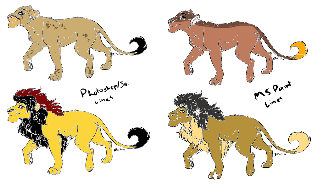 lioness/lion adopt-ten points by werewolftg on DeviantArt