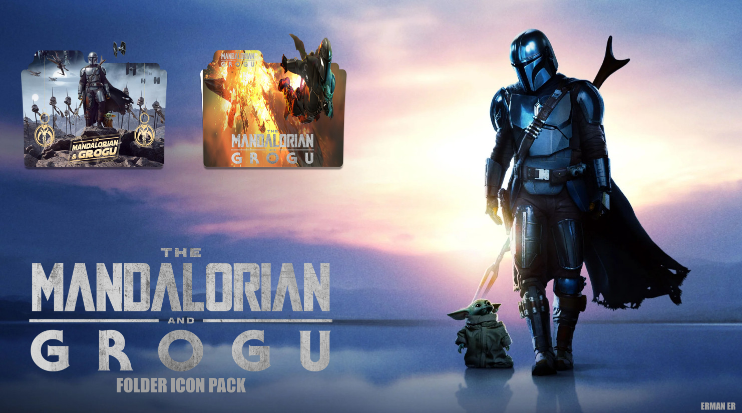 The Mandalorian and Grogu folder icon pack by ermaner2 on DeviantArt