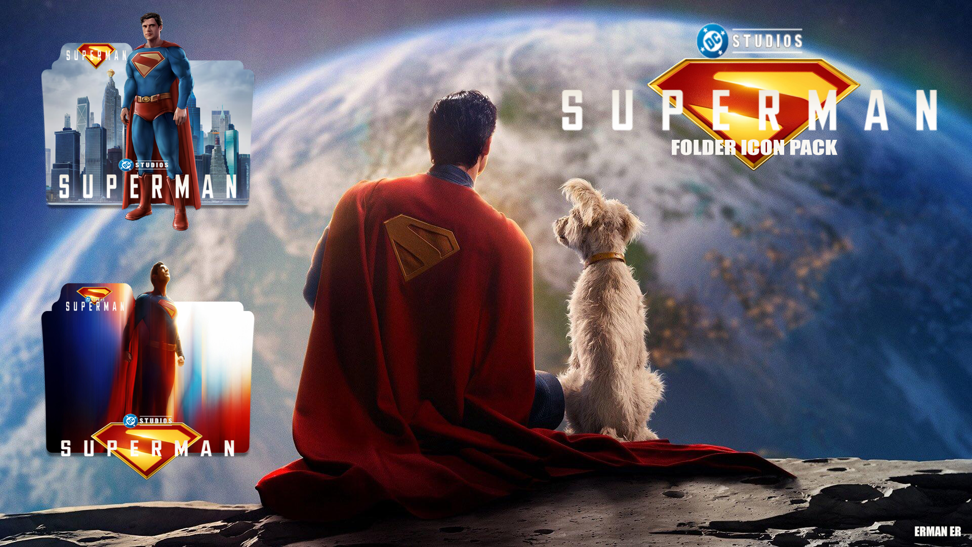 Superman (2025) folder icon pack by ermaner2 on DeviantArt