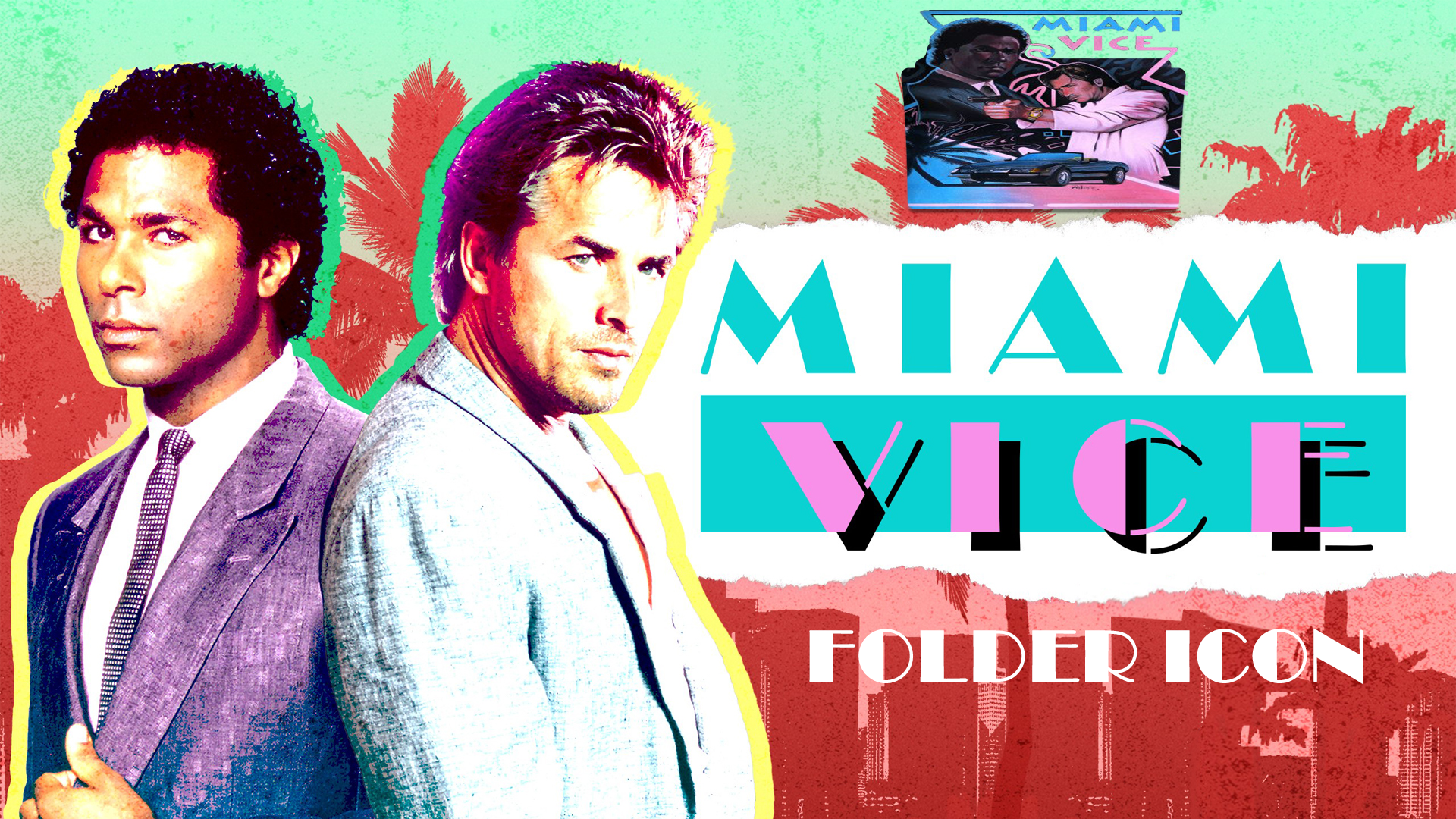 Miami Vice TV Series folder icon by ermaner2 on DeviantArt