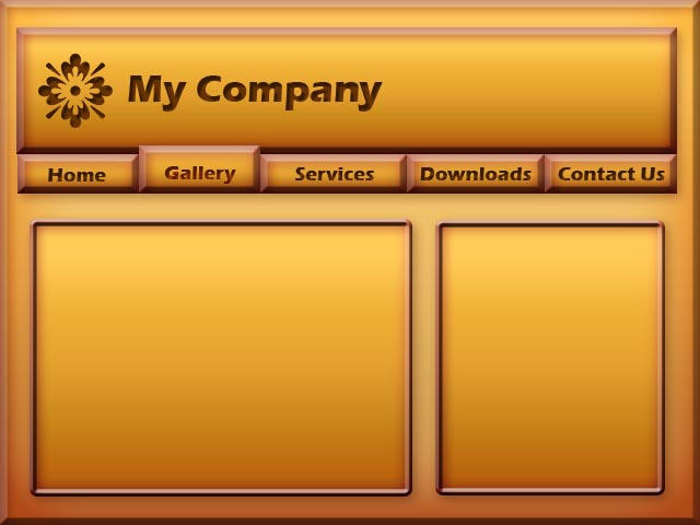 Web Menu and Header by muish on DeviantArt