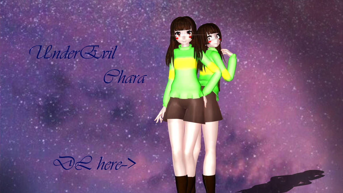[MMD UnderEvil] Chara - Model DL by SpeedSoundella on DeviantArt