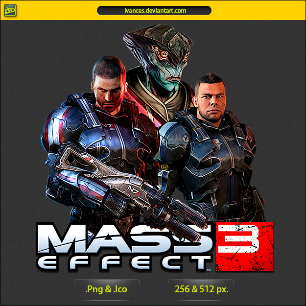 Mass Effect 3 - ICON by IvanCEs on DeviantArt