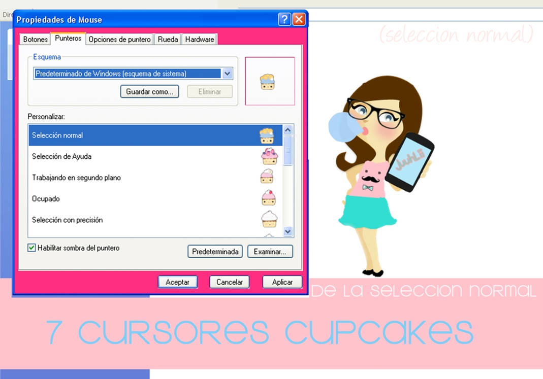 Pack de Cursores Cupcakes Kawaii tiernos [RAR] by JuuhLii on DeviantArt