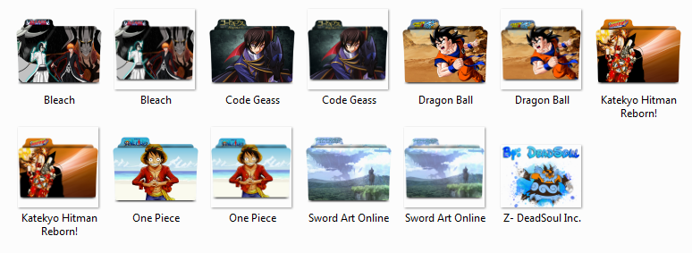 Anime Icons by LordRender on DeviantArt