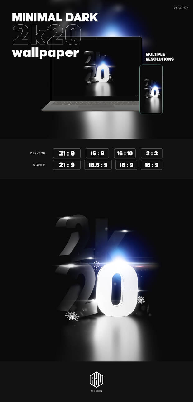 Minimal-dark-2k20-wallpaper by aljondv on DeviantArt