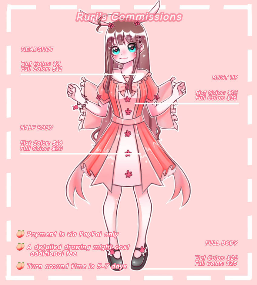 COMMISSION OPEN //SIMPLE ANIME STYLE// by rurihime09 on DeviantArt