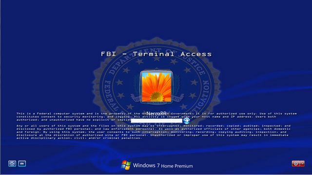 Fbi Logon Screen