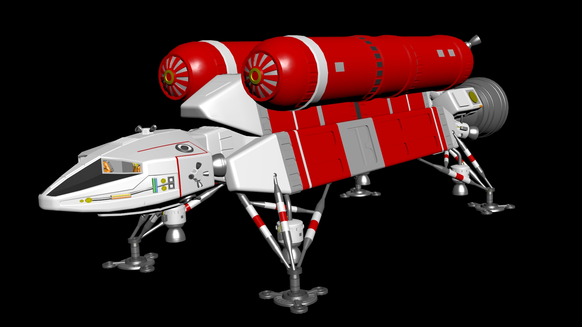 Space:1999 - Swift Prototype Model - MAX, OBJ, FBX by Zoxesyr on DeviantArt