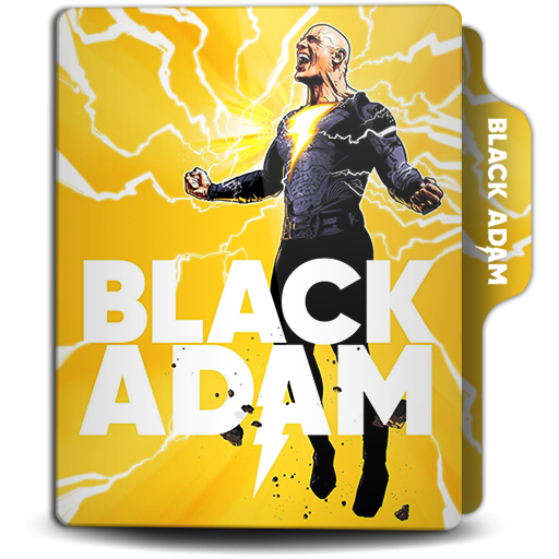 Black Adam - Movie Folder Icon by Appleseed79 on DeviantArt