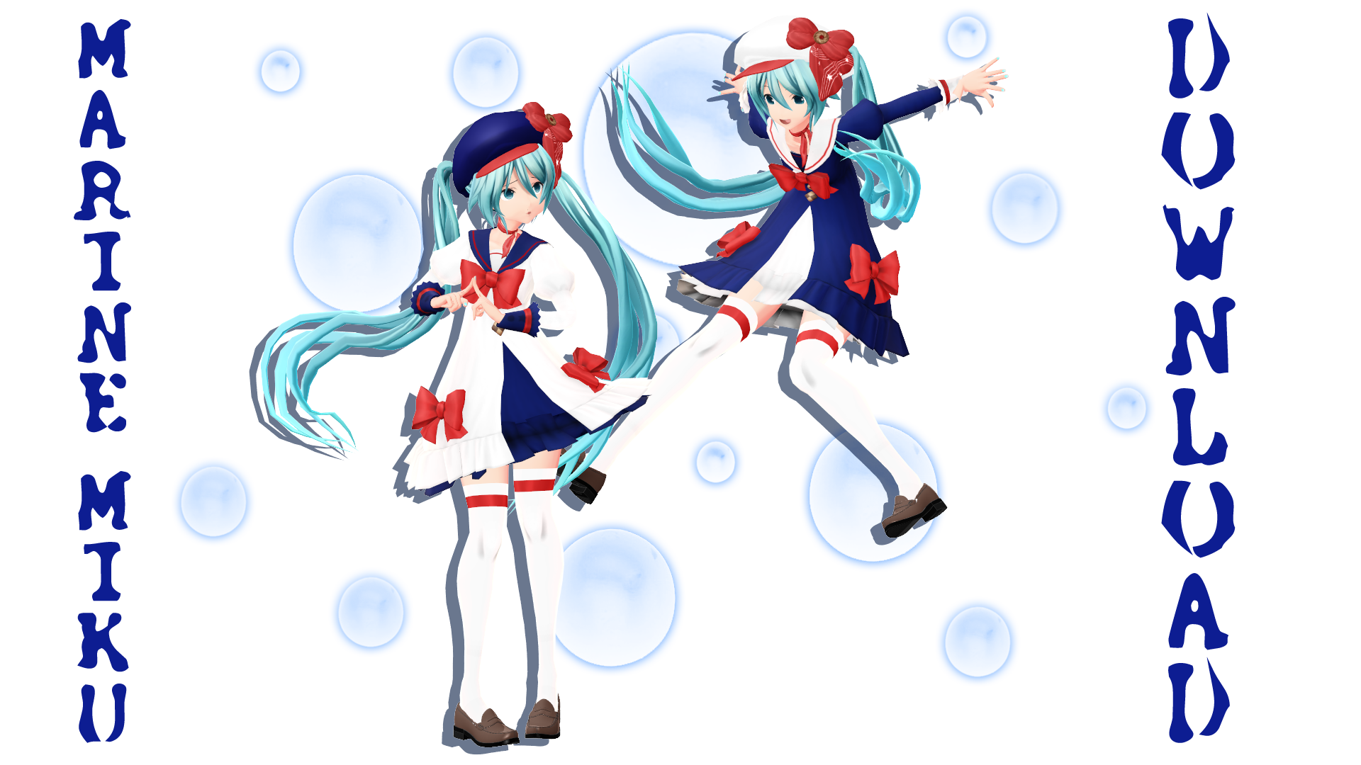 Marine Dream Miku - model DL DOWNLOAD available by HoshichoM on DeviantArt