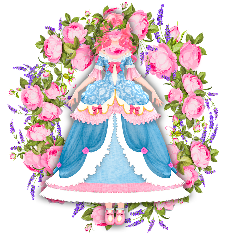 Rococo dress (MMD) by HoshichoM on DeviantArt