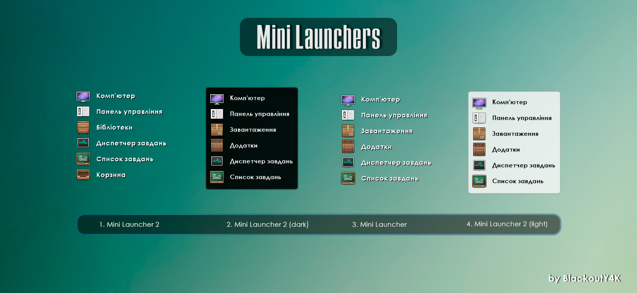 Mini Launchers by BlackoutY4K on DeviantArt