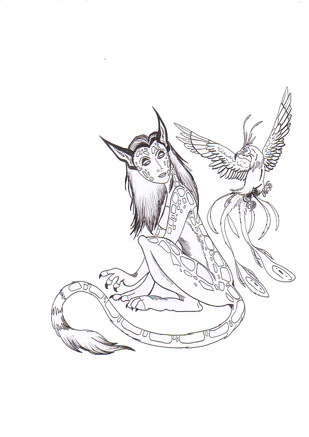 the leopard lady by raben on DeviantArt