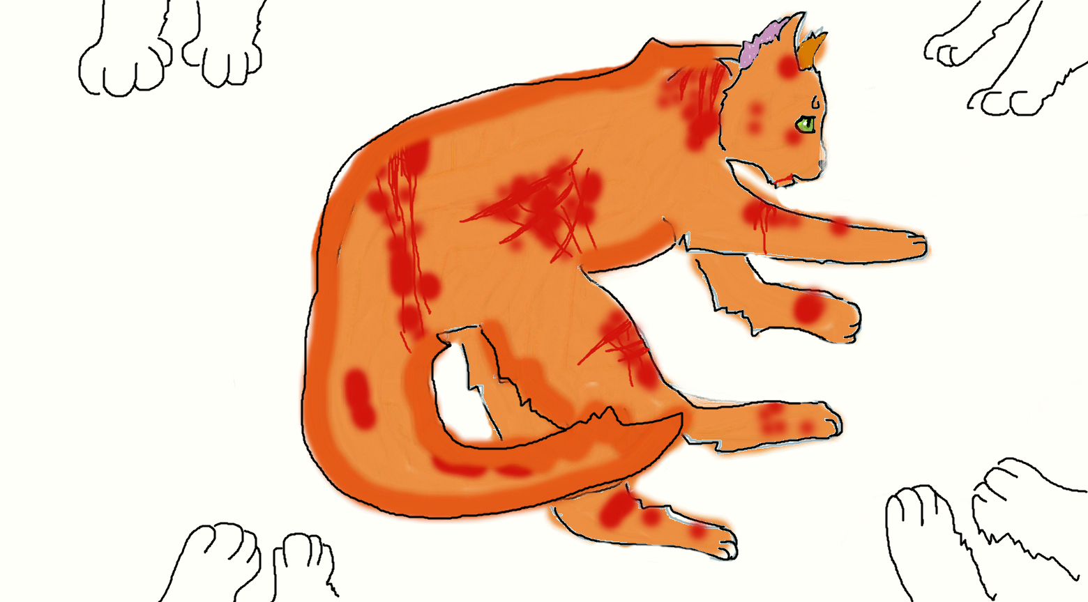firestar death by AnimalArtEllaCreate on DeviantArt
