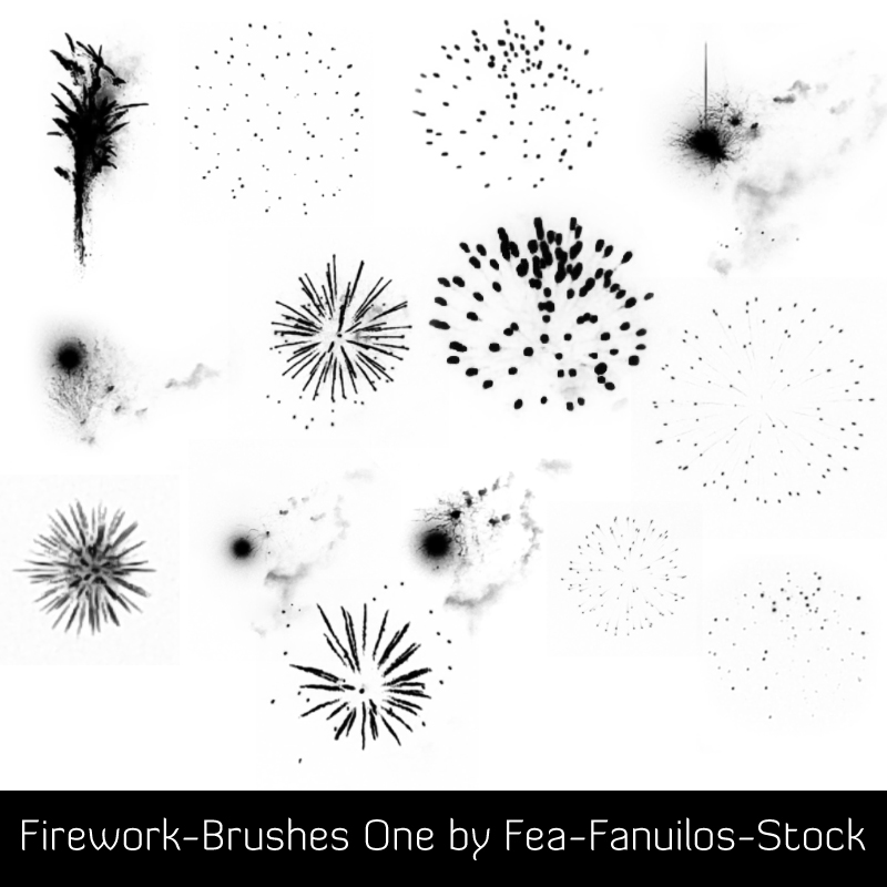 Firework-Brushes One by Fea-Fanuilos-Stock on DeviantArt