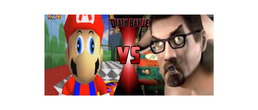 death battle (smg4)mario vs gorgeous freeman by fartgod138 on DeviantArt