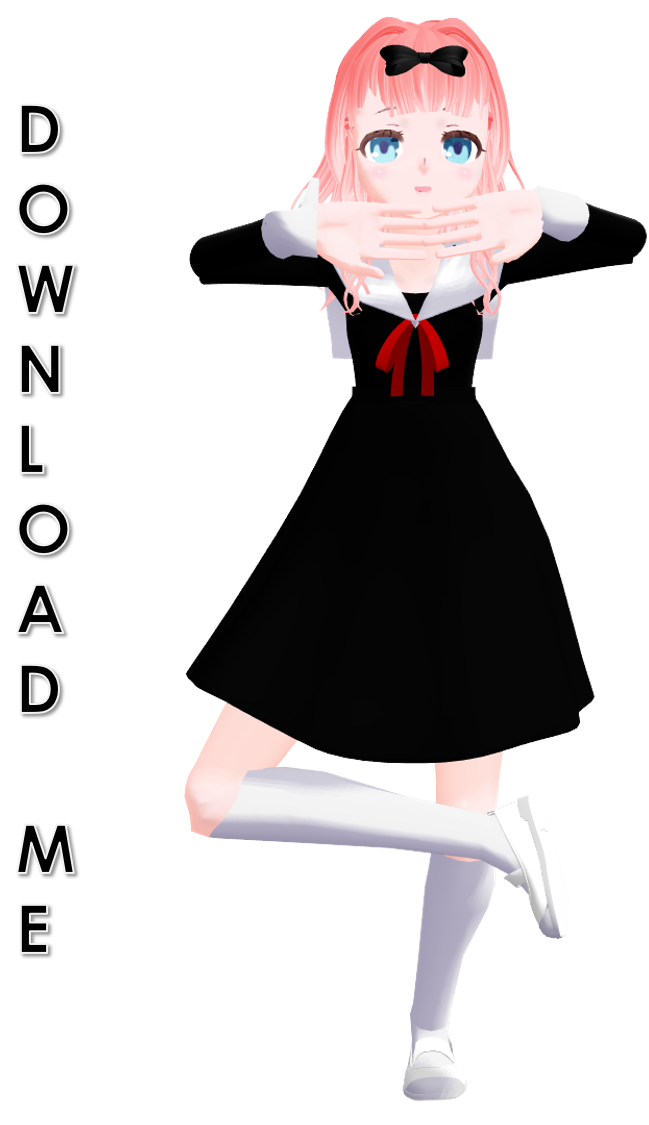 Mmd Models Chika Fujiwara Collab Dl By Eriphantomhive On Deviantart
