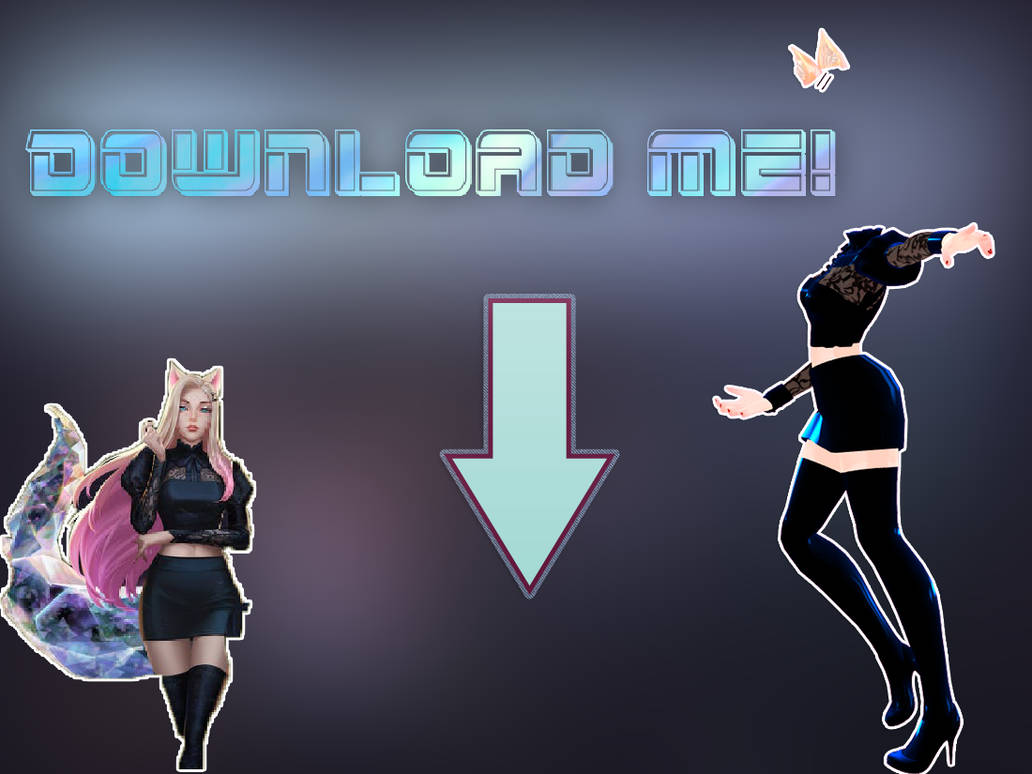 [MMD - Base] Ahri Baddest DL by EriPhantomhive on DeviantArt