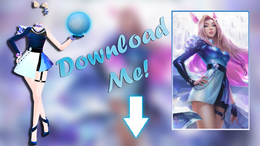 [MMD - Base] Ahri All Out DL by EriPhantomhive on DeviantArt