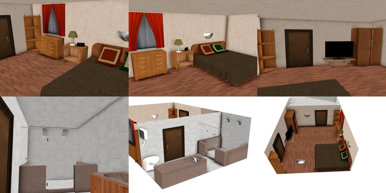 [MMD] Hotel room (REMOVED) by Wampa842 on DeviantArt