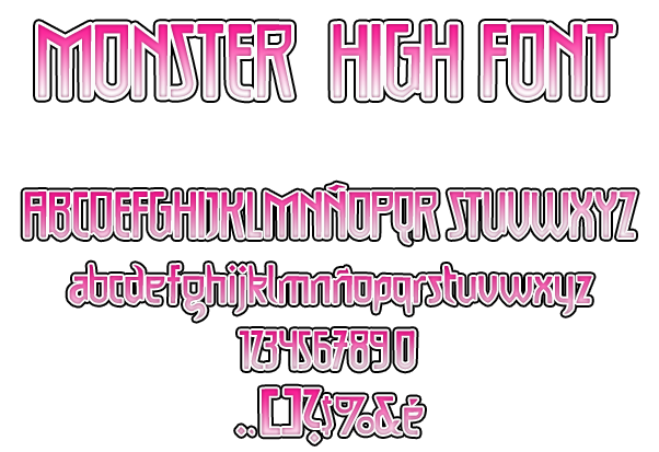 Monster High Logo Font
