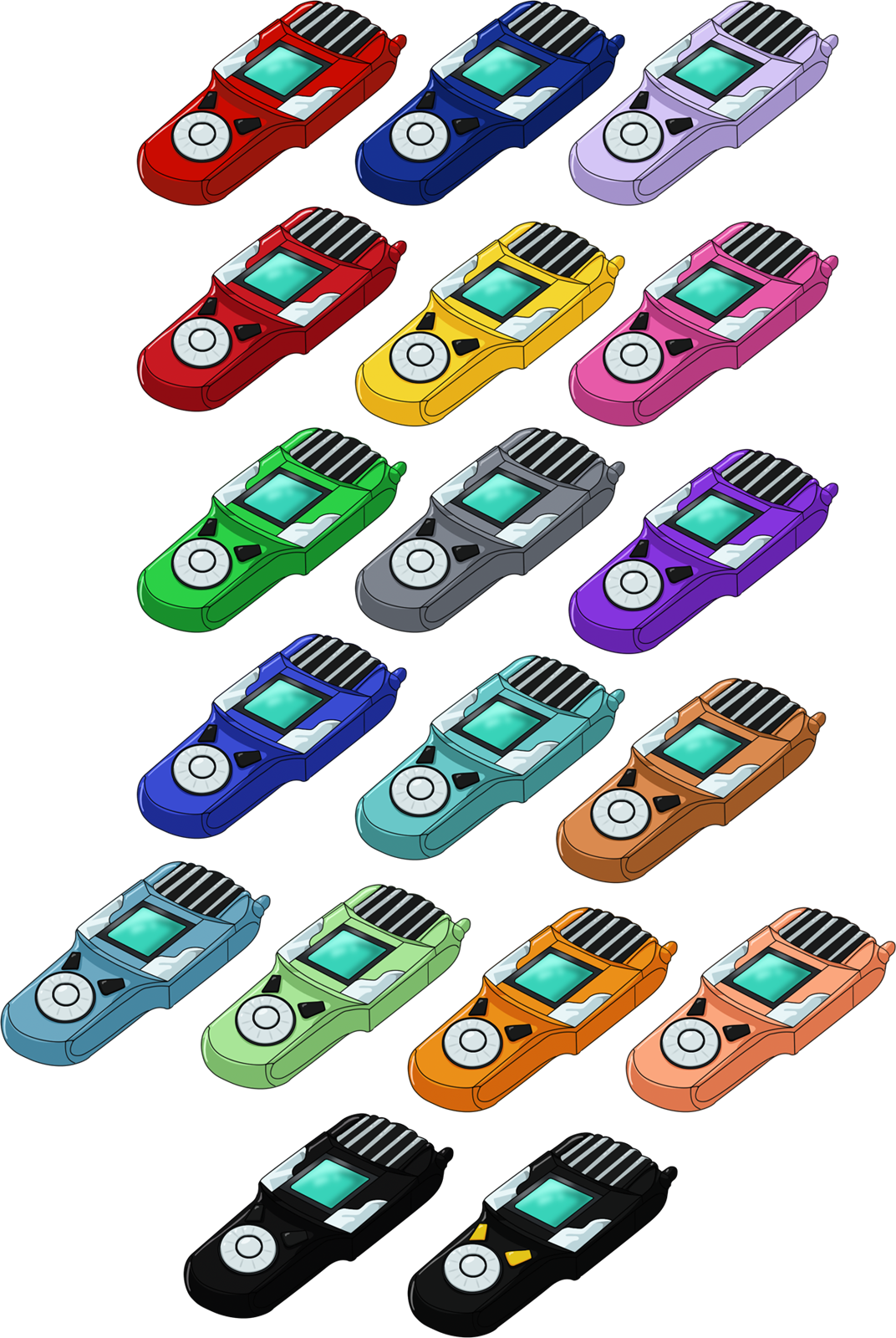 Digimon Xros Wars Digivice - XrosLoader HD + Lines by NelaNequin on ...