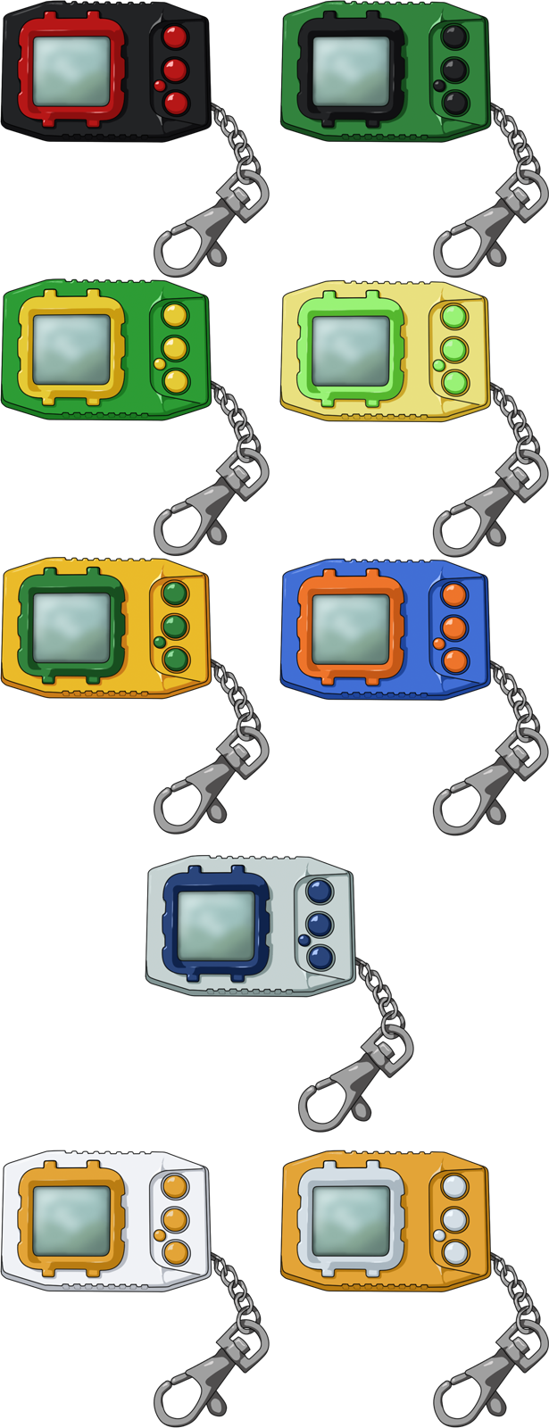 Digimon V-Pet - Digimon Pendulum HD + Lines by NelaNequin on DeviantArt