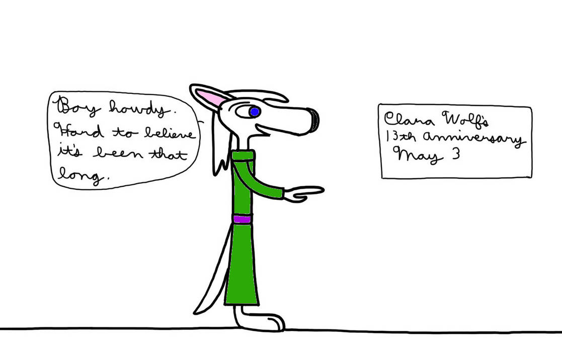 Clara Wolf 13 Anniversary by Wolf492 on DeviantArt