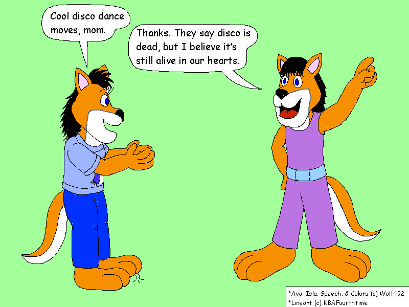 Ava And Isla Disco Colored by Wolf492 on DeviantArt