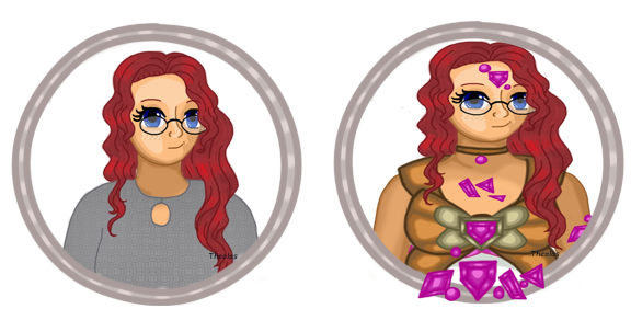 Cassidy and Sailor Lepidolite Chipmunk Token by THEOLAS on DeviantArt