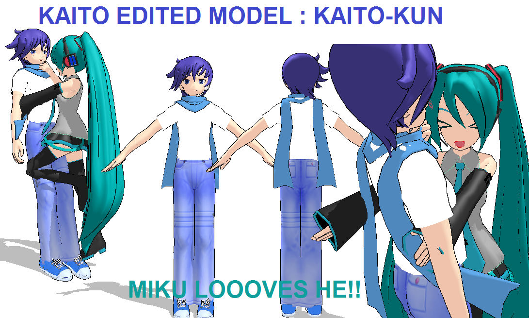 MMD Kaito-kun (Edit of animasa Kaito) DL by VocaloidxMMDMiku on DeviantArt