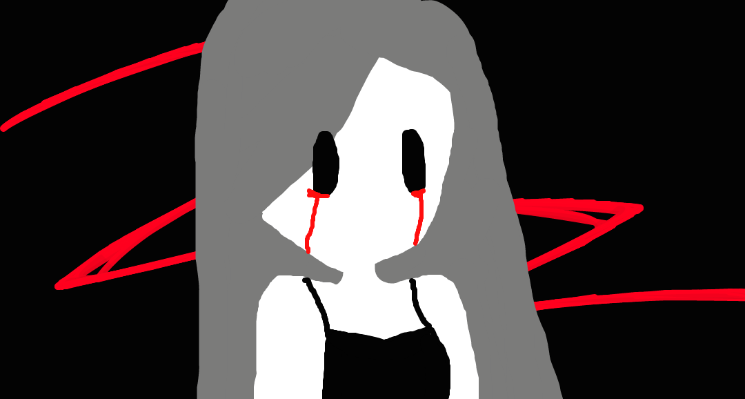 Girl crying blood by VocaloidxMMDMiku on DeviantArt